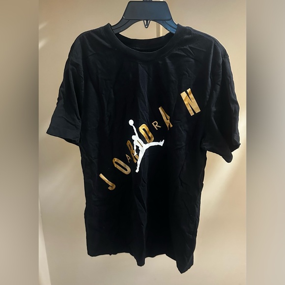 Jordan | Shirts | Air Jordan Mens Black Retro Classic Jordan Logo Shirt ...